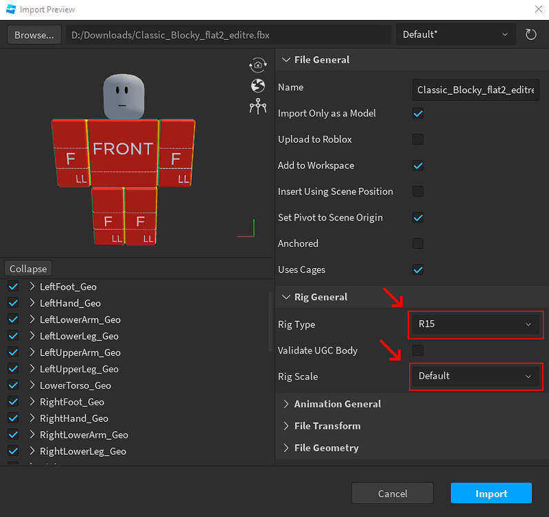 Classic R15 UGC Bundles' BodyScaleType always set to 1 - Roblox ...