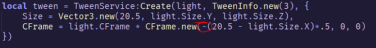 Tween Part Size To Right Scripting Support Developer Forum Roblox 