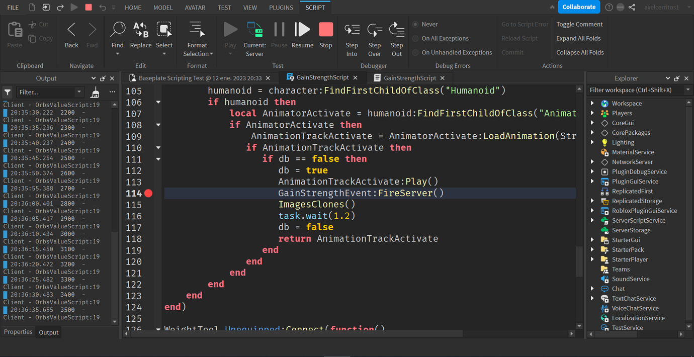 The event is fired on entering the game and not when Activating the tool - Scripting Support ...