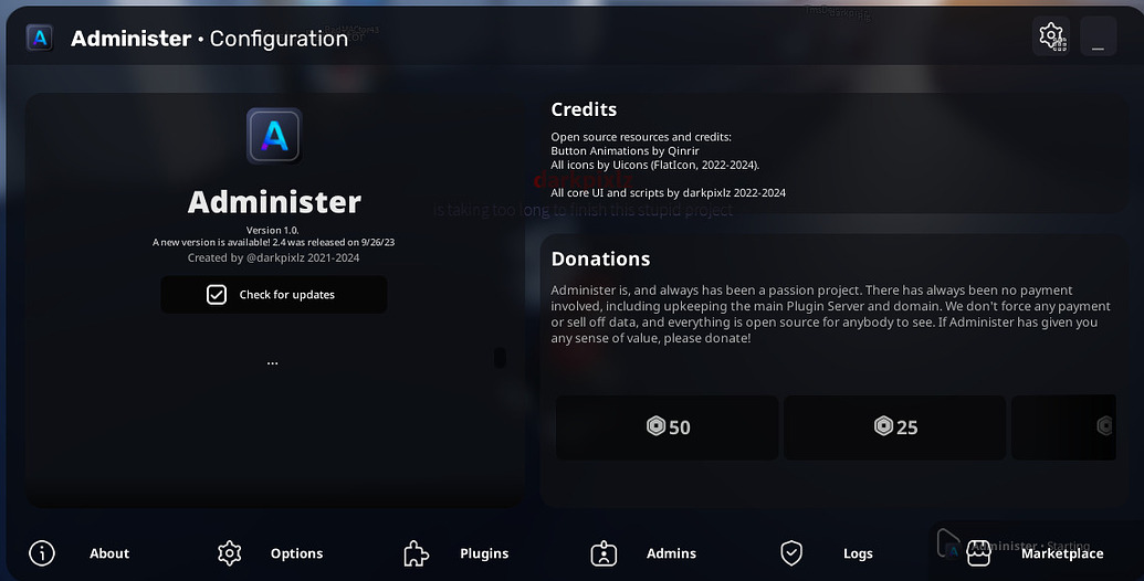 Feedback on admin panel design - Creations Feedback - Developer Forum ...