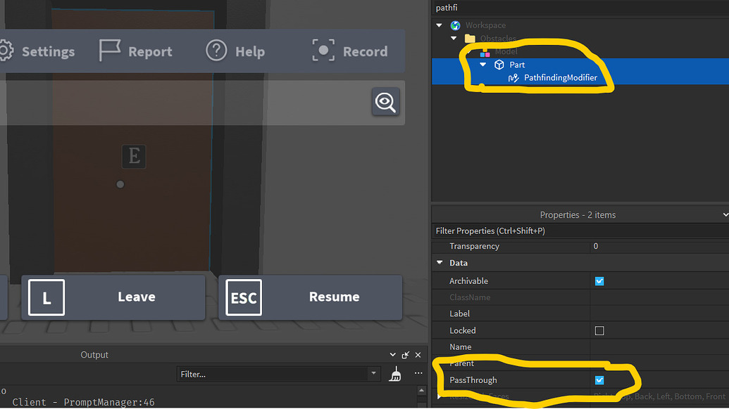 How to use pathfinding modifier - Scripting Support - Developer Forum | Roblox
