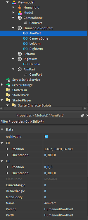 Motor6d offset not working correctly - Scripting Support - Developer Forum | Roblox