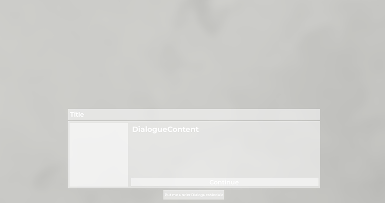 Dialogue Kit V2 // An easy way to create interactive Dialogues & Events ...
