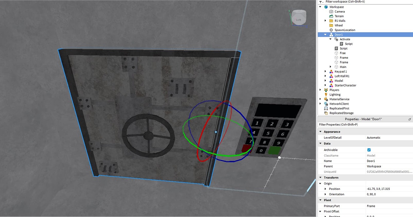 How do I make a door rotate when triggered? - Scripting Support - Developer Forum | Roblox