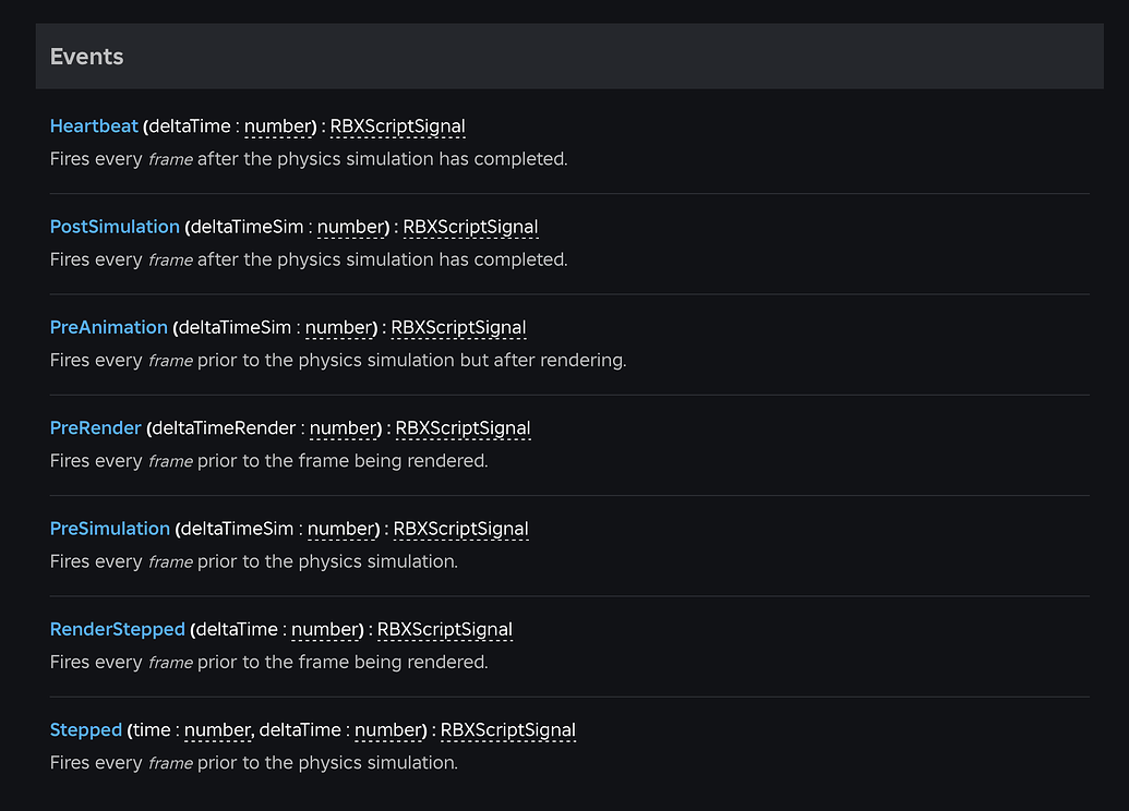 What's the difference between the different renderSteps? - Scripting Support - Developer Forum ...
