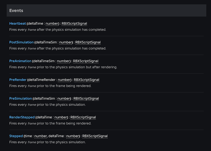 What's the difference between the different renderSteps? - Scripting Support - Developer Forum ...