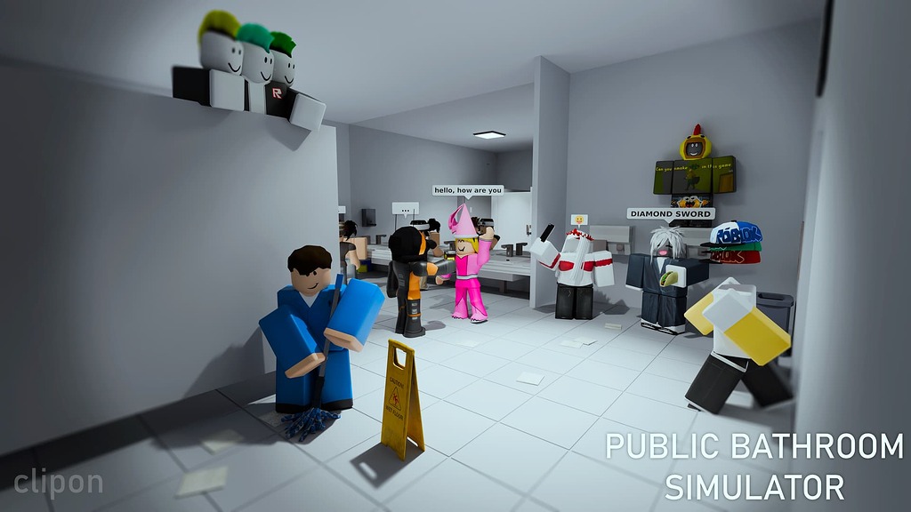 Public Bathroom Simulator | Fanart - Creations Feedback - Developer Forum | Roblox