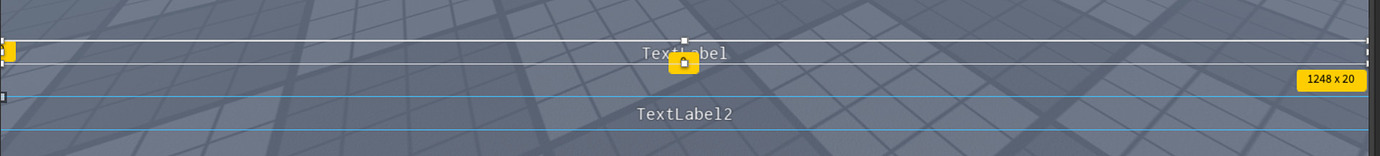 UI elements become permanently selected with the rectangular selection ...