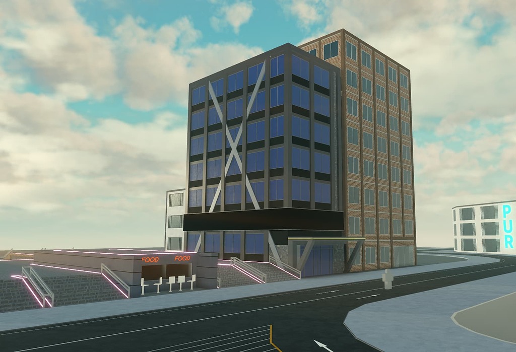 Looking for some feedback/advice on my Futuristic/Cyberpunk city ...