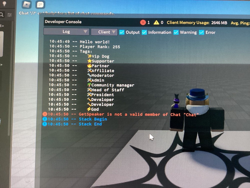Chat Text System Help Scripting Support Developer Forum Roblox 2153
