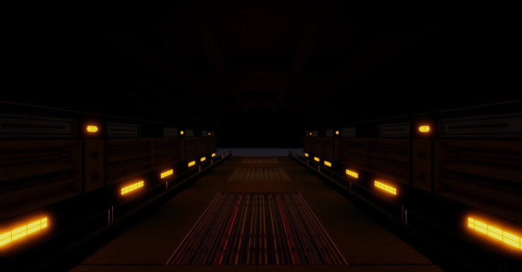 Feedback on a sci-fi hallway - Creations Feedback - Developer Forum ...