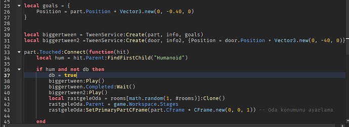 I got issue on tween service - Scripting Support - Developer Forum | Roblox