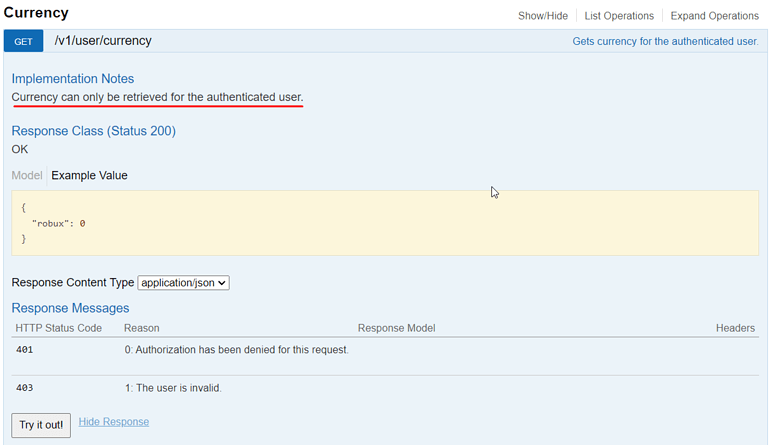 Link vulnerability of Roblox Web API - Platform Usage Support ...