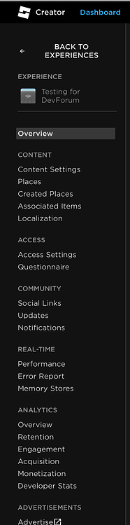 Analytics disabled? - Platform Usage Support - Developer Forum | Roblox