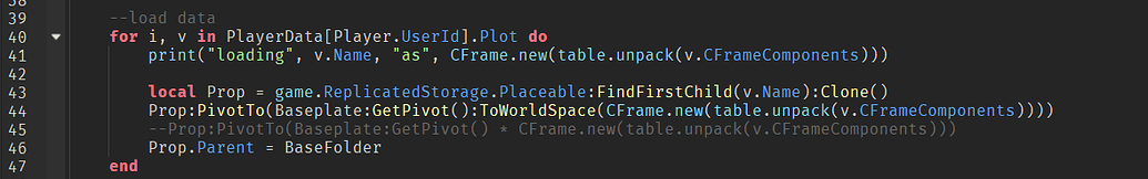 Saving a wrong CFrame with ToWorldSpace - Scripting Support - Developer Forum | Roblox