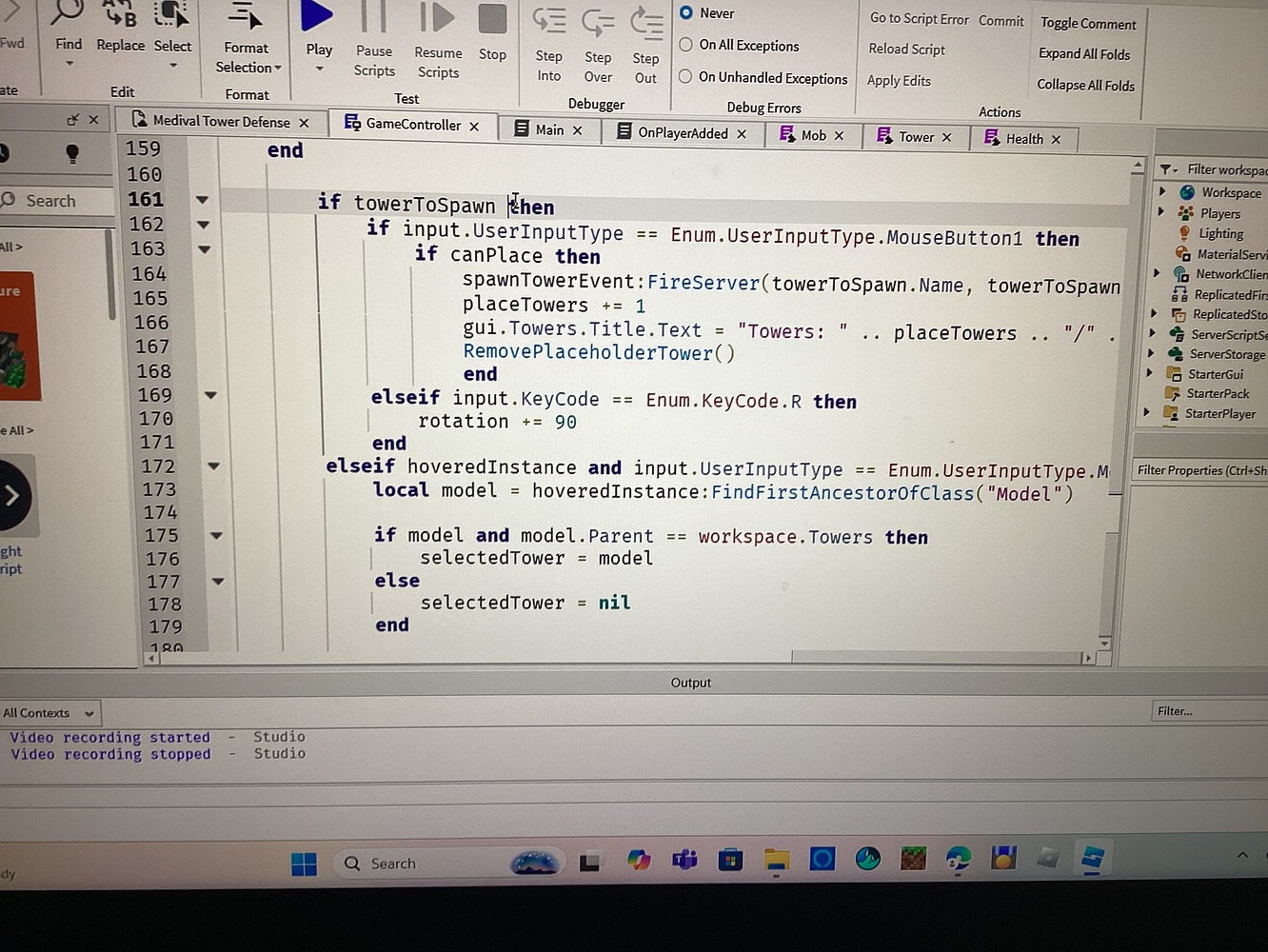 My rotation for my tower defense game isn't working! - Scripting Support - Developer Forum | Roblox