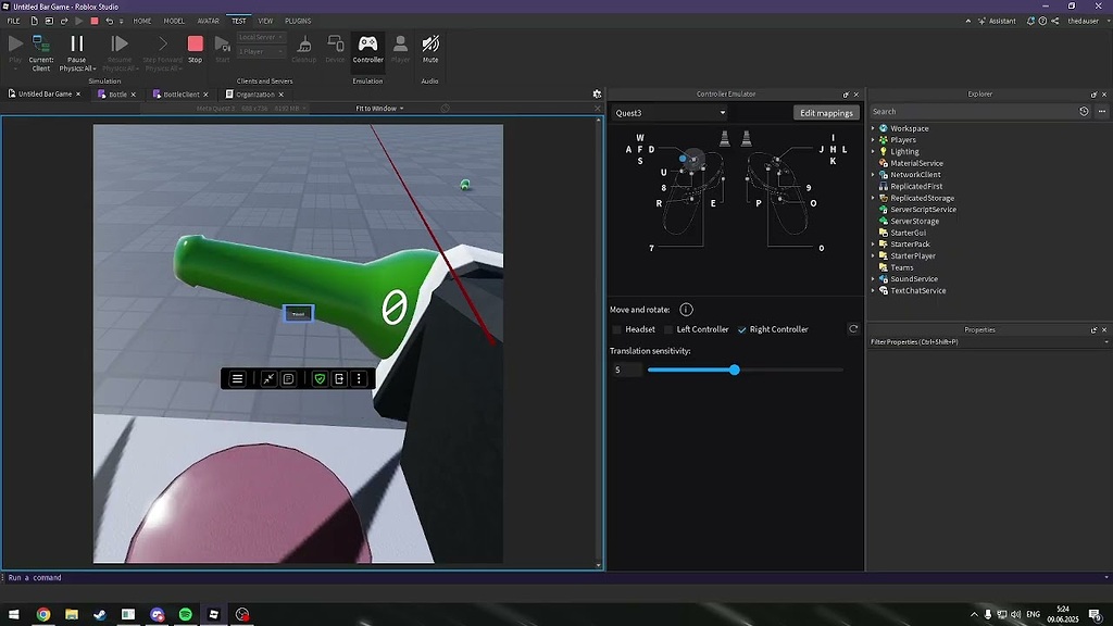 Liquid spilling - VR Bartender game - Creations Feedback - Developer Forum | Roblox