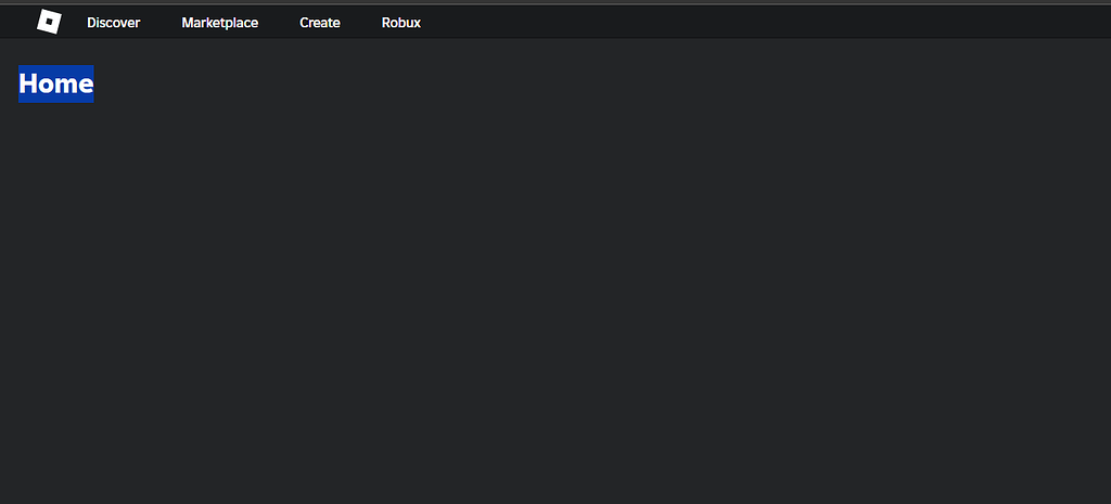 Home Page is blank - Platform Usage Support - Developer Forum | Roblox