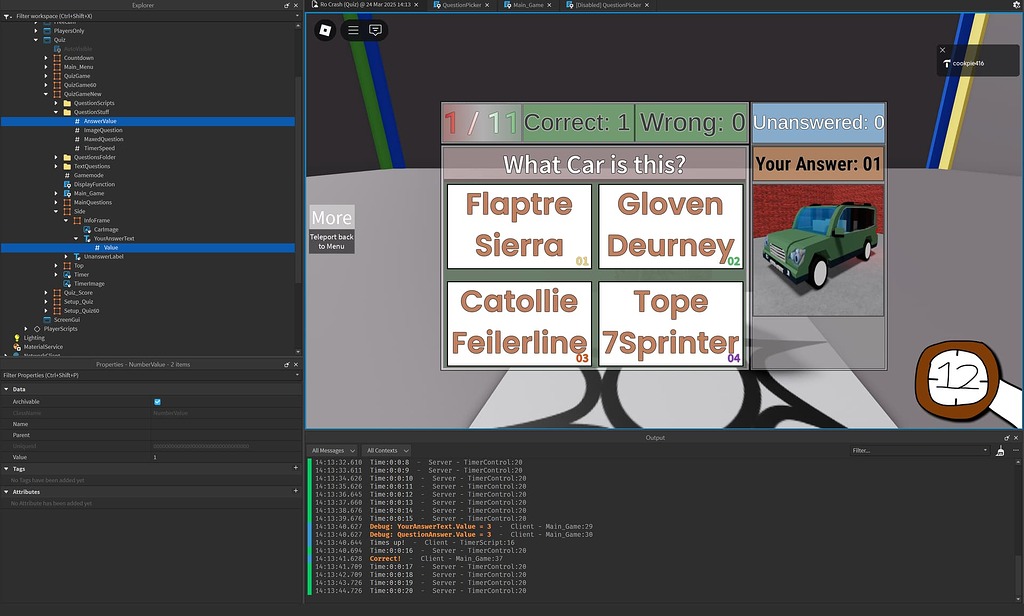 NumberValue issue when changing the numbers - Scripting Support - Developer Forum | Roblox