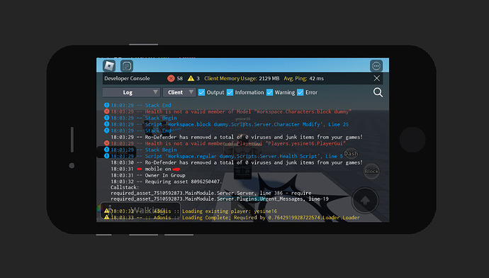 Mobile script working in studio emulation but not on an actual mobile device - Scripting Support ...