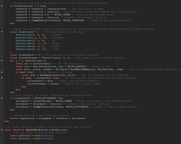 "Boids" Flocking Swarming Simulation Luau Algorithm - Library Animated ...
