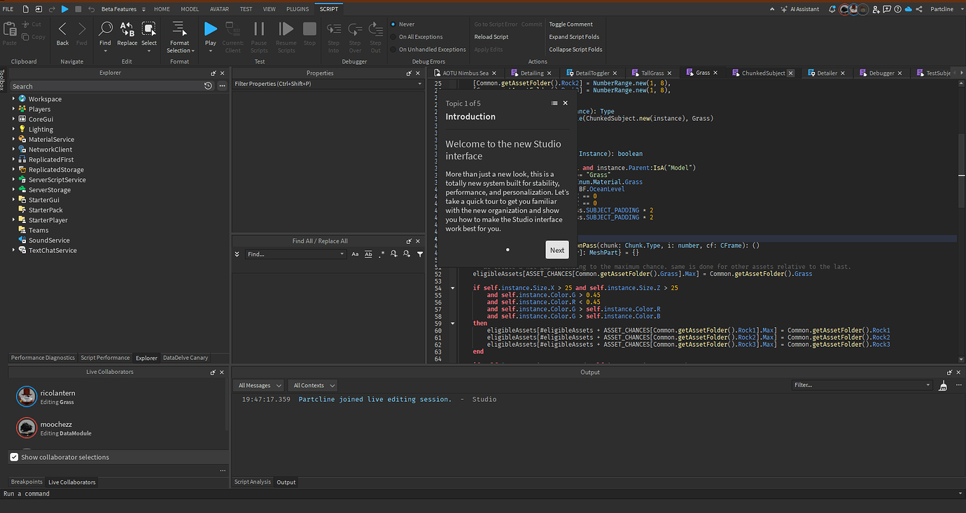 Next Gen UI: Beta toggle & Introduction issues - Studio Bugs - Developer Forum | Roblox