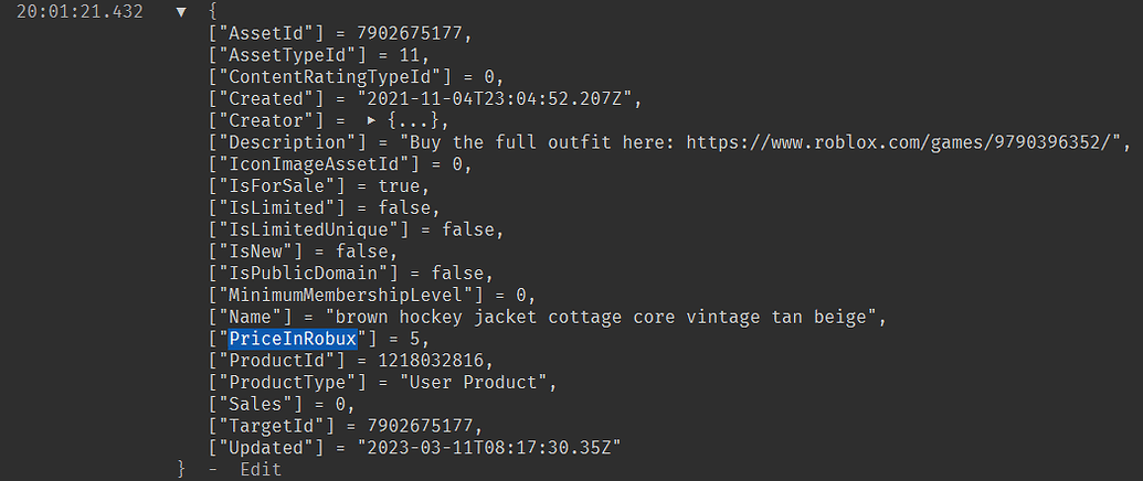Failed to get asset cost for ID? - Scripting Support - Developer Forum | Roblox