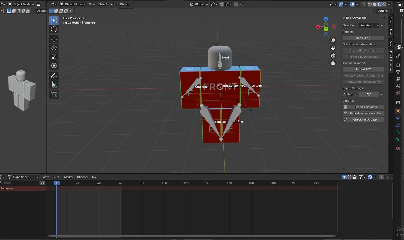 Problem with exporting blender animation to roblox - Art Design Support ...