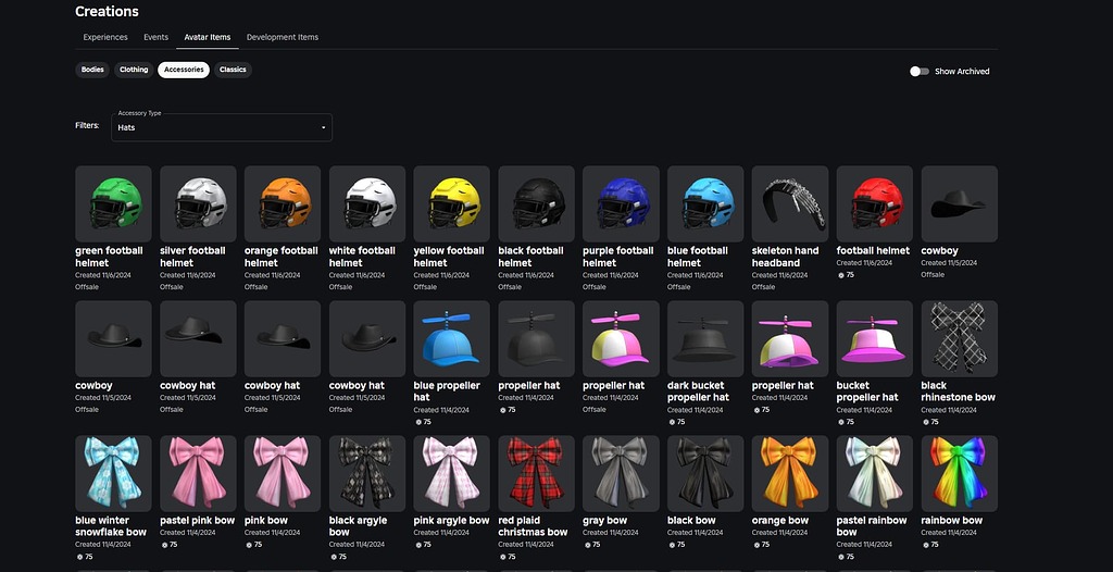 Add a search bar & sorts to avatar items on Creator dashboard - Website ...