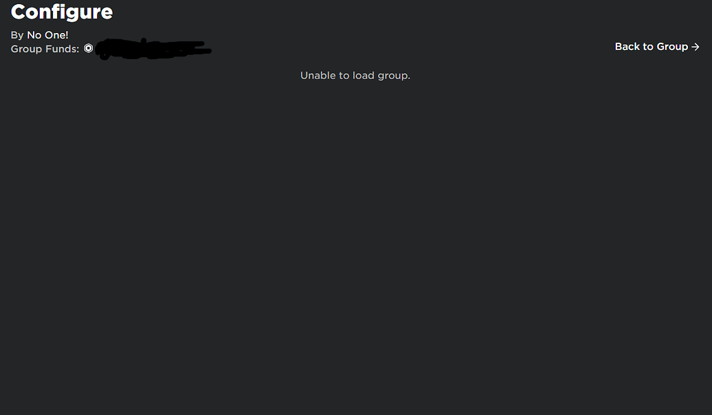 Group page and information not loading properly - Studio Bugs ...