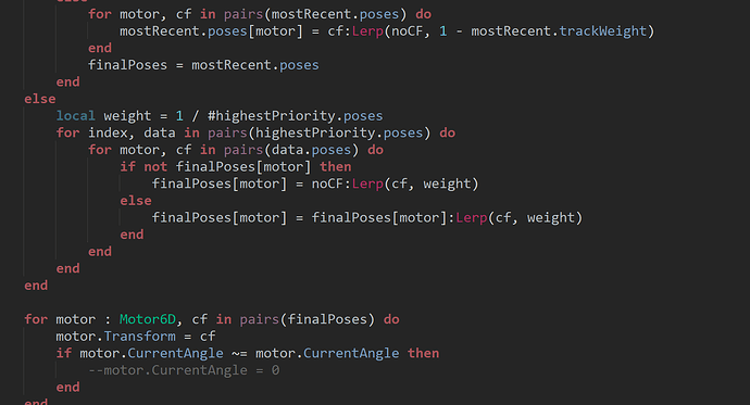 CFrame math with custom animation loader - Scripting Support - Developer Forum | Roblox