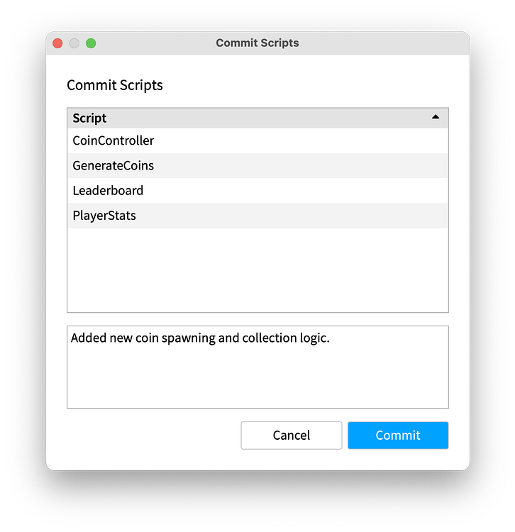 Script draft commits logged in Studio Activity History - Announcements ...