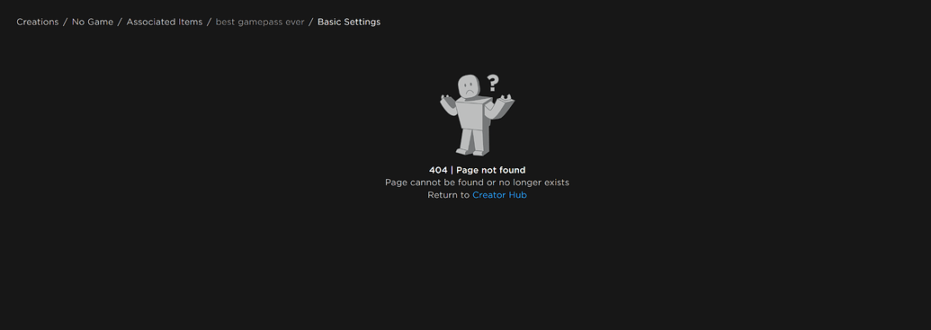 Not able to create any gamepasses for my roblox game - Platform Usage ...
