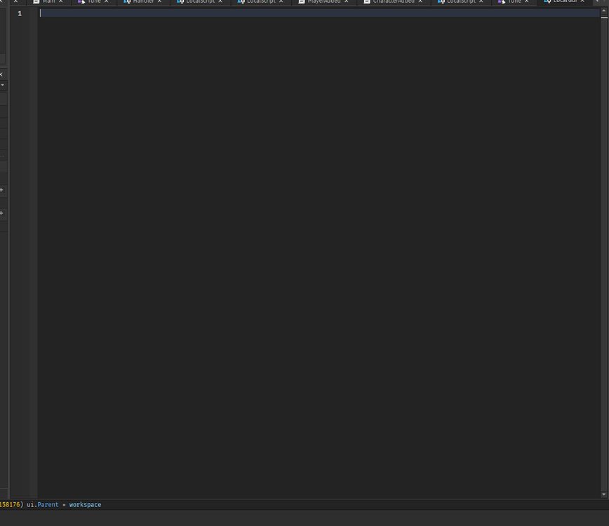 Script has invisible, uneditable code? - Scripting Support - Developer ...