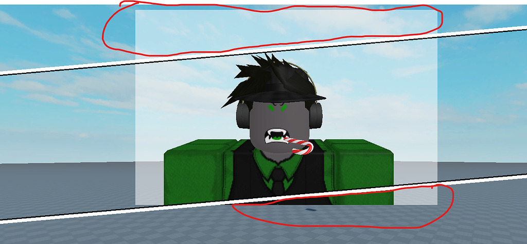 How to fit viewport properly between two frames without showing parts ...