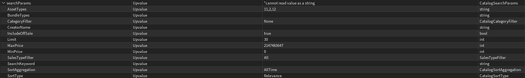 AvatarEditorService:SearchCatalog() Bug (Wrong AssetTypes) - Website Bugs - Developer Forum | Roblox