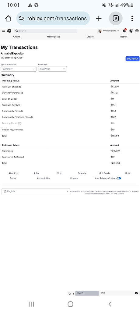 Diap8k robux disappeared! And roblox credit balance 15.02 disappeared! - Platform Usage Support ...