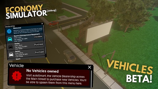 Economy Simulator - Changelogs - Bulletin Board - Developer Forum | Roblox