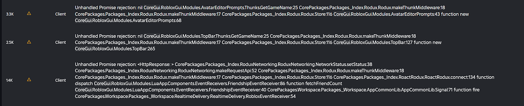 Common CoreGui Errors - Engine Bugs - Developer Forum | Roblox