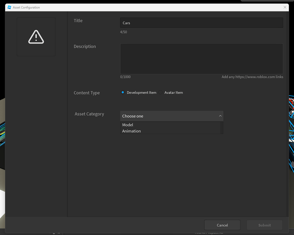 Unable to Publish a Model (attempt to index nil with 'ClearAllChildren') - Studio Bugs ...
