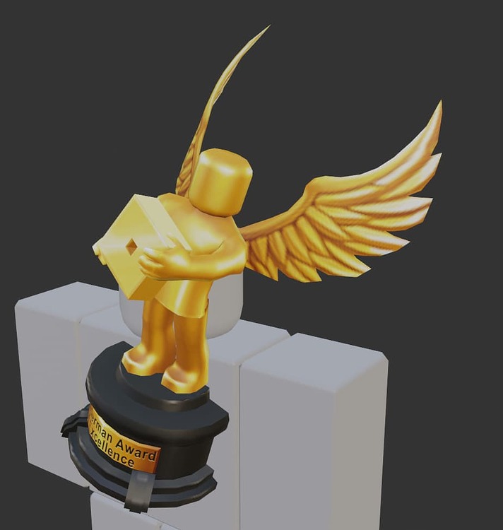 8th Bloxy Award statue uses flat shading throughout - Catalog Asset ...