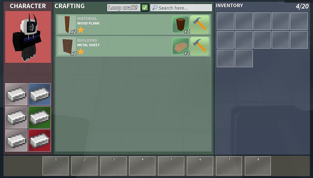Inventory menu with poor space management - Art Design Support ...