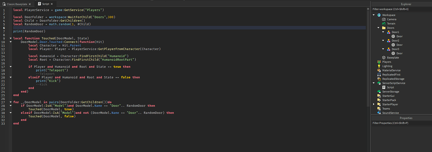 How to put a script randomly in a MeshPart? - Scripting Support - DevForum | Roblox
