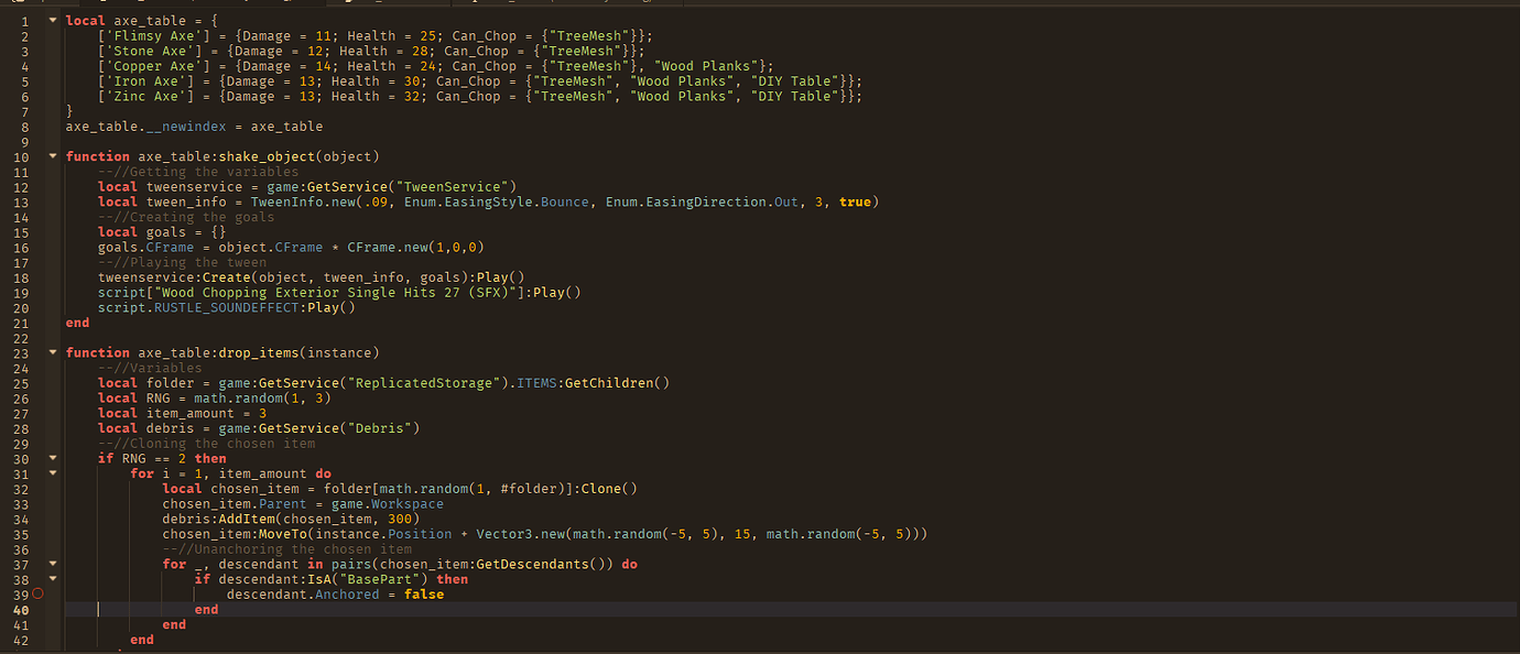 How do you check if a variable inside a table has changed? - Scripting Support - Developer Forum ...
