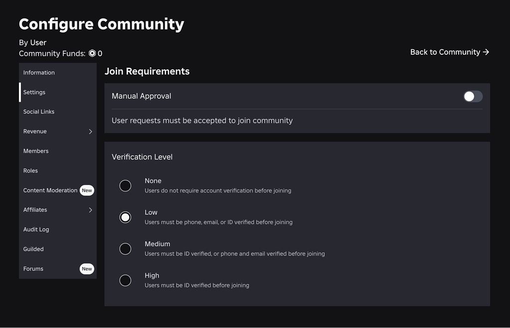 Introducing Verification Level for Communities - Announcements ...