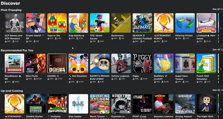 Could you guys checkout my game, Underrated Game Finder? - Creations ...