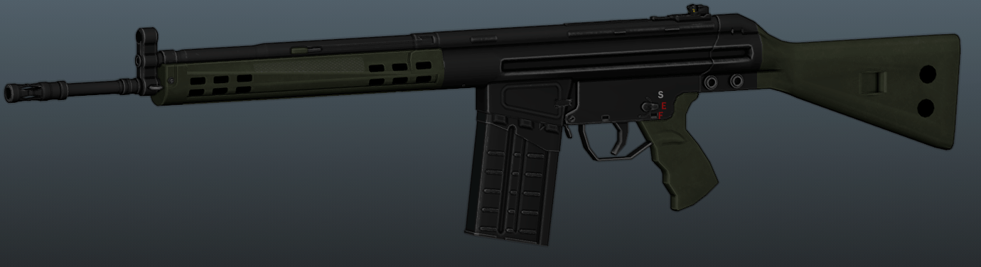 H&K G3A3 3D Model - Creations Feedback - Developer Forum | Roblox