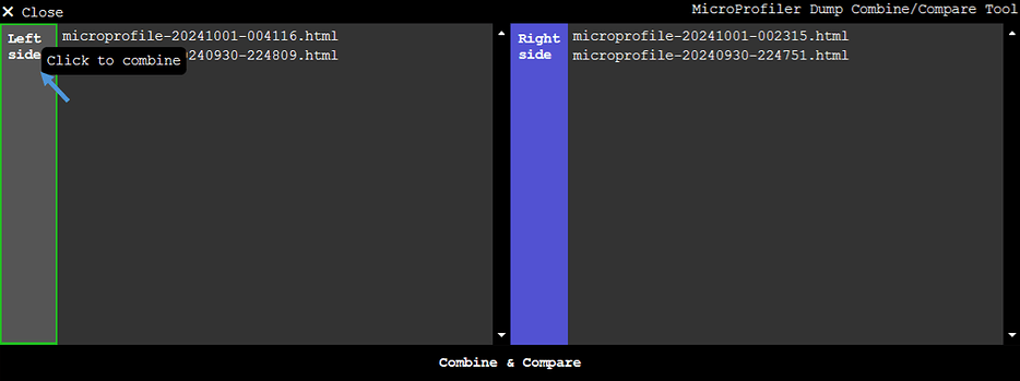 MicroProfiler memory profiling, flame graphs, diffs, and much more ...