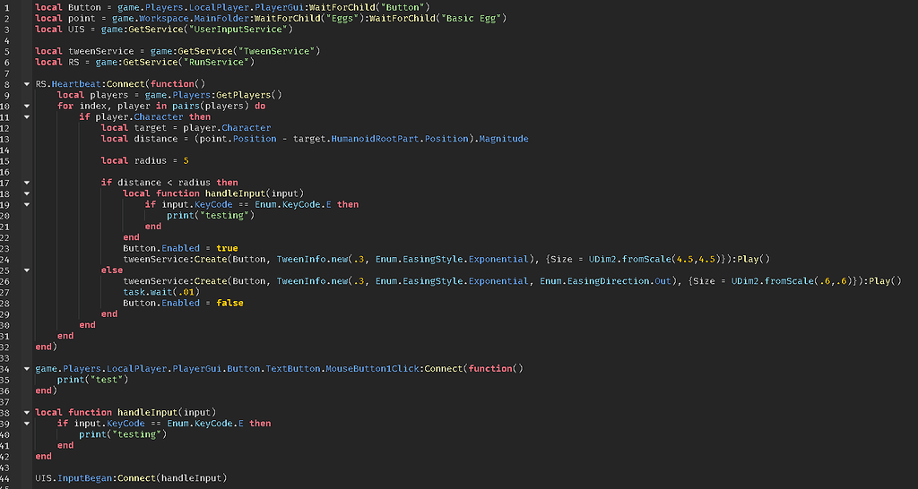 Need help on input.Keycode - Scripting Support - Developer Forum | Roblox