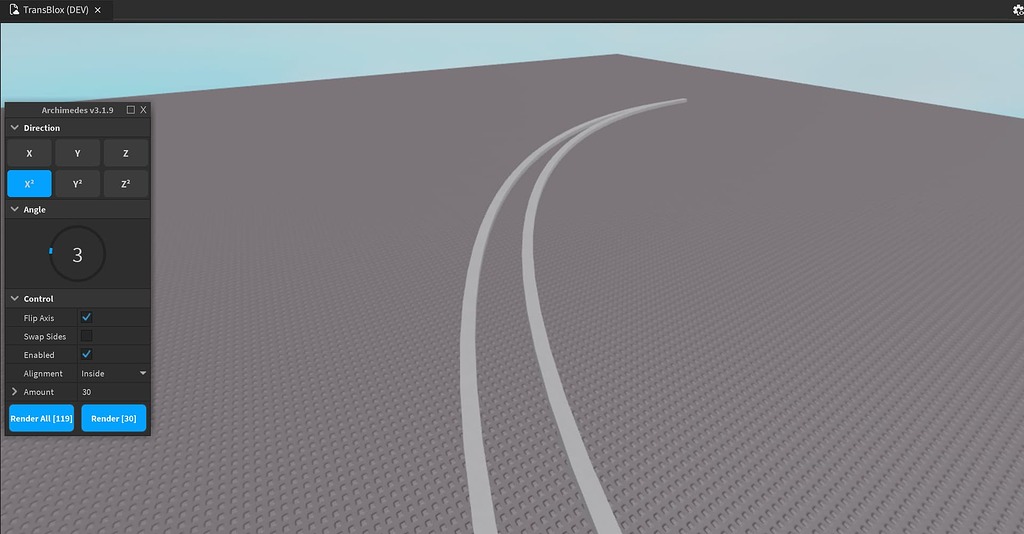 How to make rounded parts (for train track turns) - Building Support ...